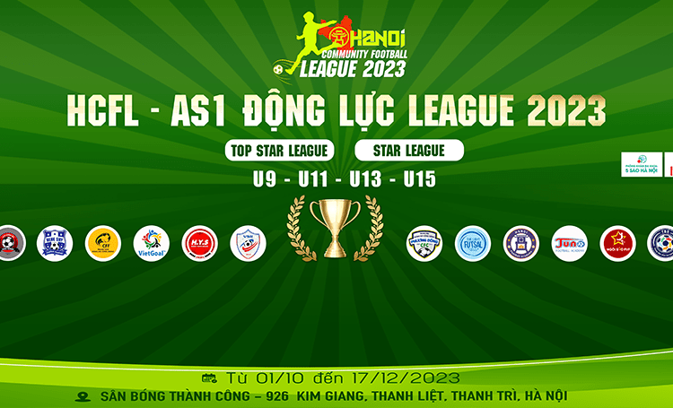 U13 HCFL - AS1 Động Lực Star League 2023 (L2) | FAGLeague hệ thống quản ...