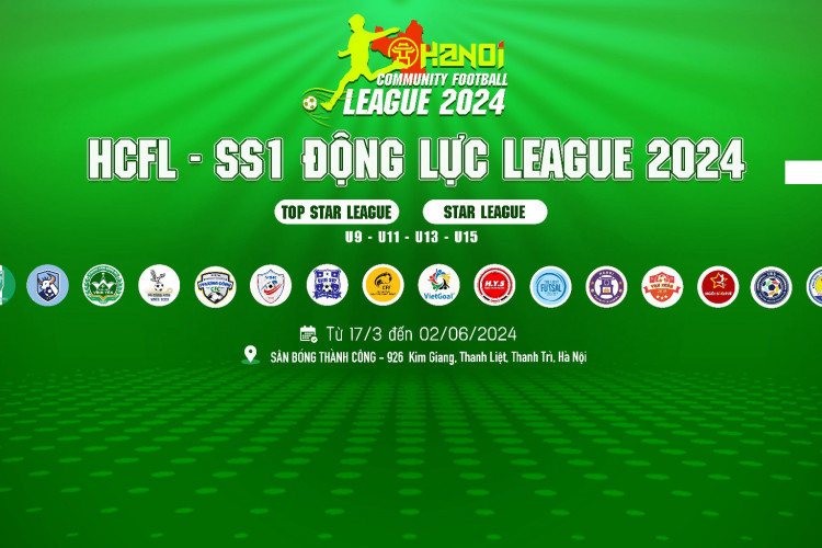 U9 HCFL - SS1 ĐỘNG LỰC TOP STAR LEAGUE 2024 (L1) | FAGLeague hệ thống quản lý giải đấu chuyên nghiệp