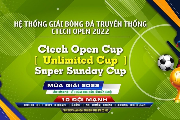 CTECH OPEN CUP 2022.2 | FAGLeague hệ thống quản lý giải đấu chuyên nghiệp